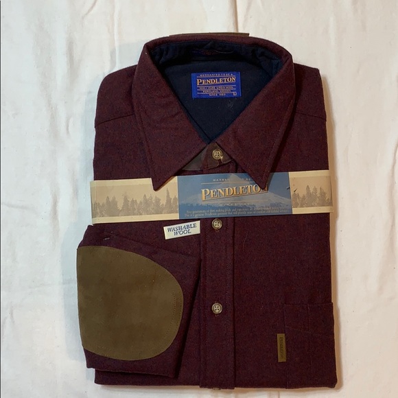 Pendleton | Shirts | Pendleton Lined Wool Long Sleeve L Shirt Nwt ...